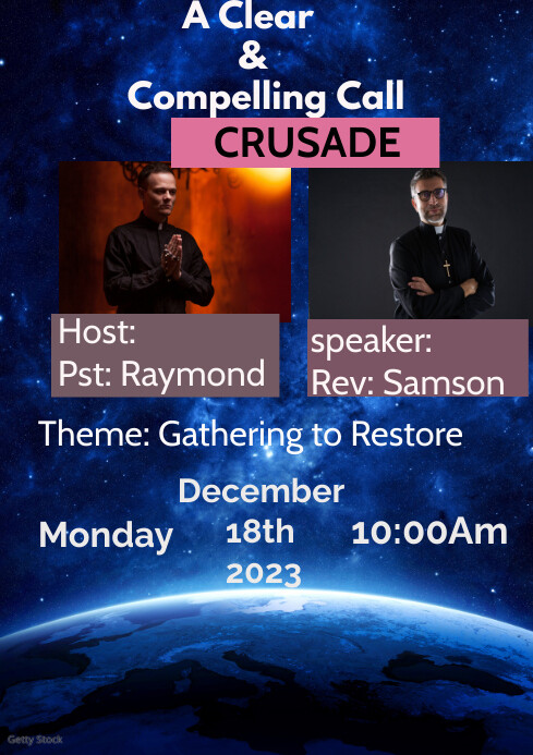 church crusade template | PosterMyWall