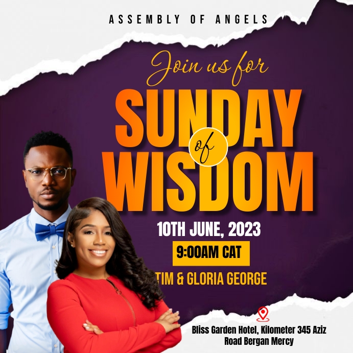 Modèle Church | PosterMyWall