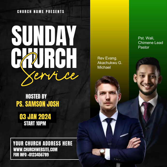 CHURCH Template | PosterMyWall