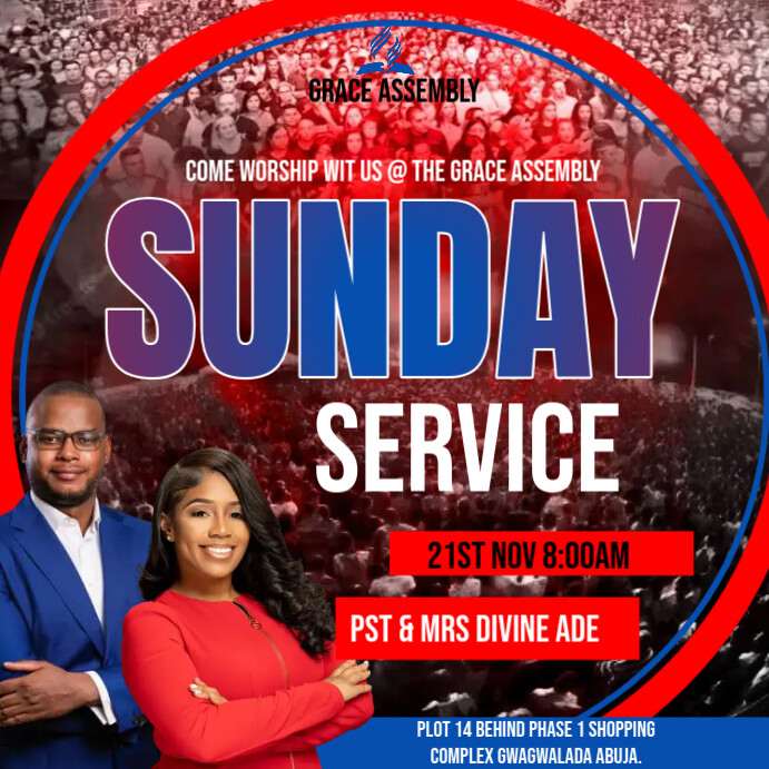 Church design template | PosterMyWall