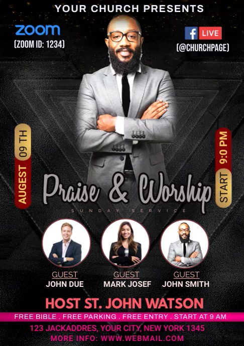 church Template | PosterMyWall