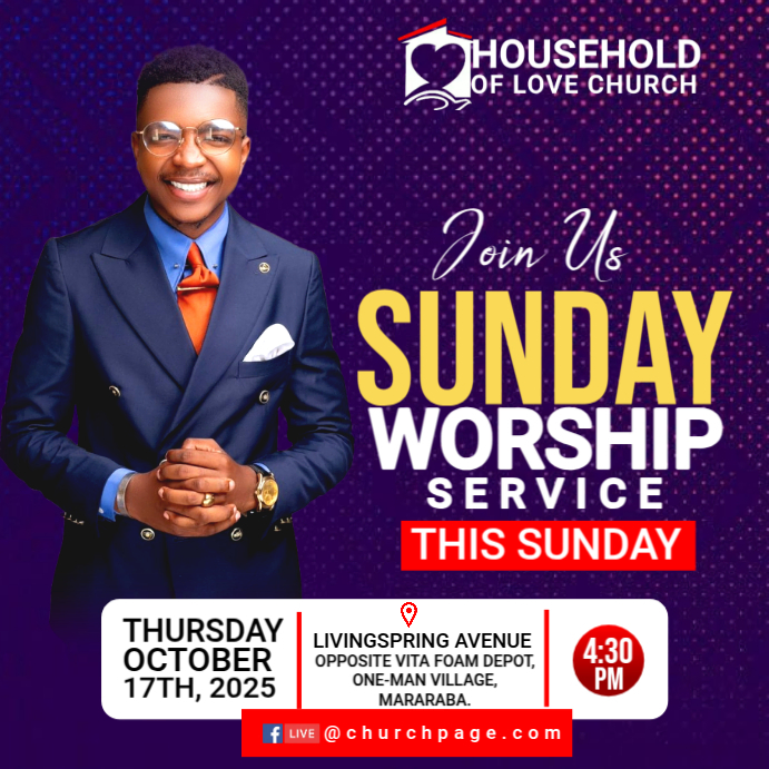 Plantilla de Church | PosterMyWall