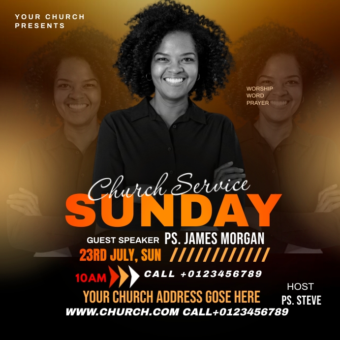 CHURCH Template | PosterMyWall