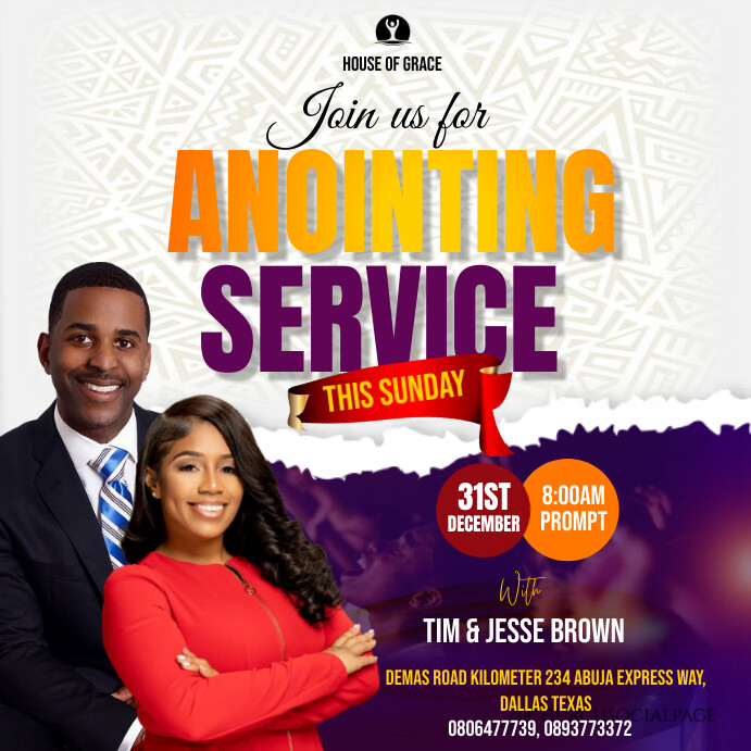 Modèle Church | PosterMyWall