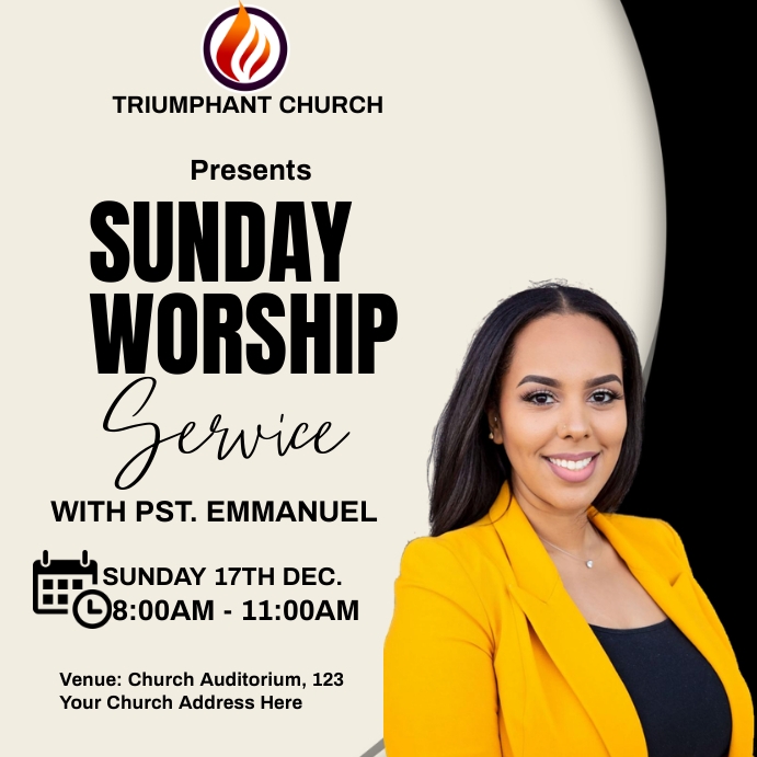 Copy of Church | PosterMyWall