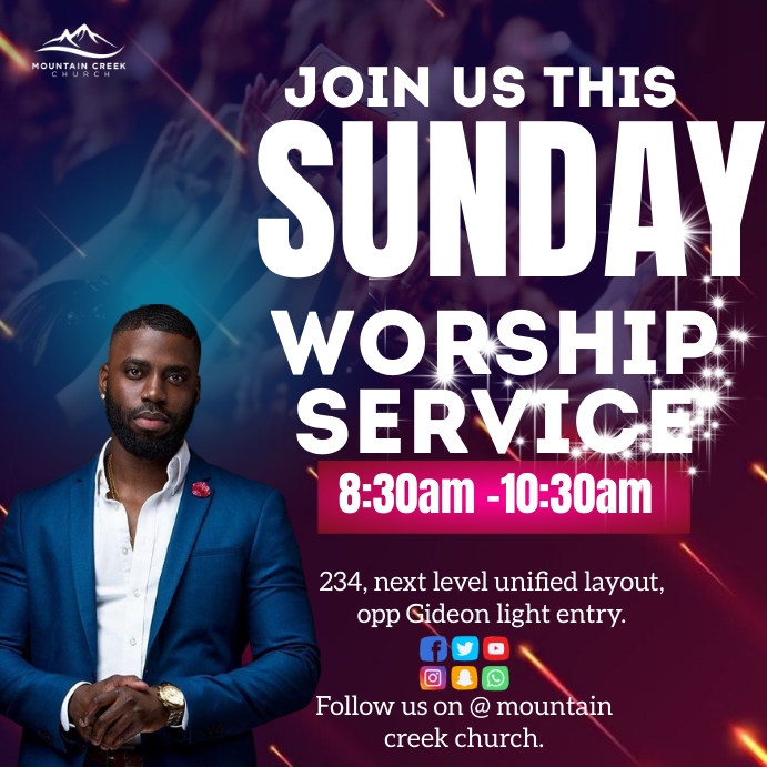 Copy of CHURCH | PosterMyWall