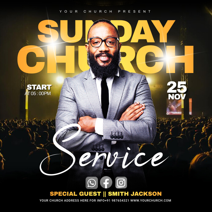 Church Template | PosterMyWall