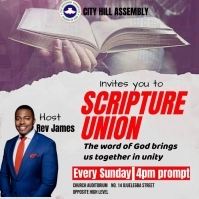 Blue Church Inauguration Instagram Post Template | PosterMyWall