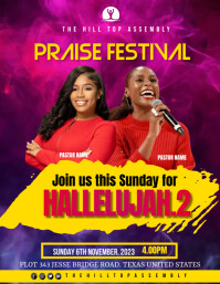 Divine Encounter Church event flyer Template | PosterMyWall