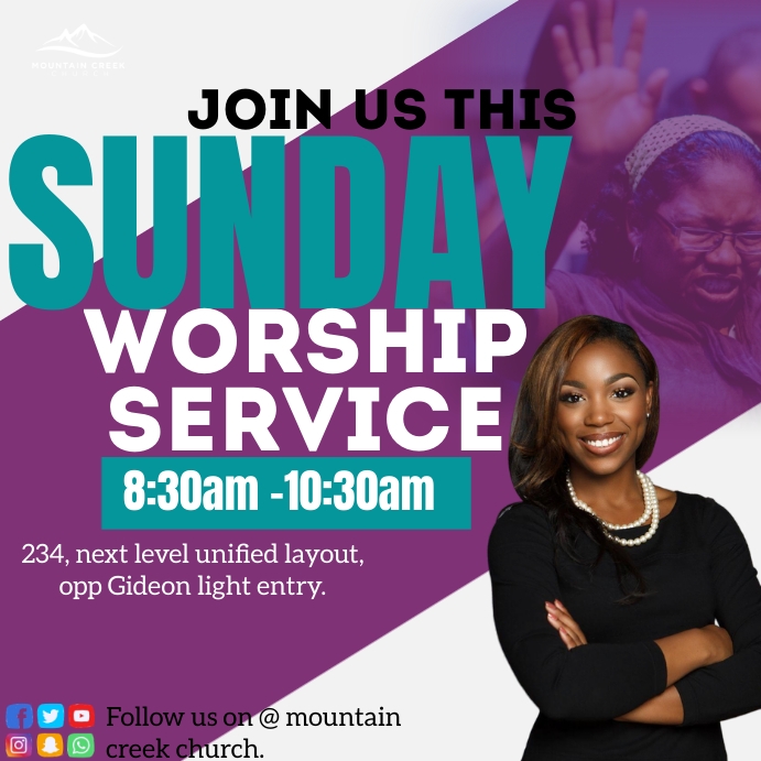 CHURCH Template | PosterMyWall