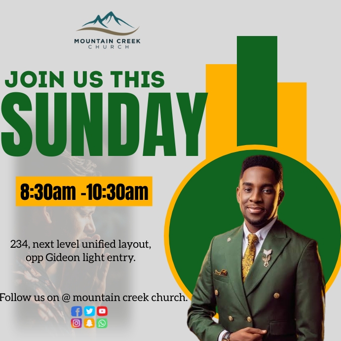 CHURCH Template | PosterMyWall