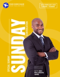 crossover Sunday service flyer poster (1) Template | PosterMyWall