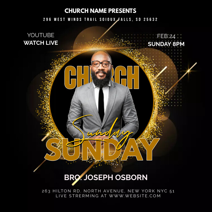 church Template | PosterMyWall