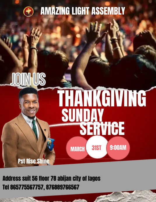 Copy of church | PosterMyWall