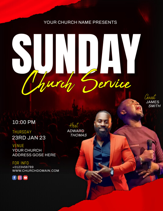 CHURCH Templat | PosterMyWall