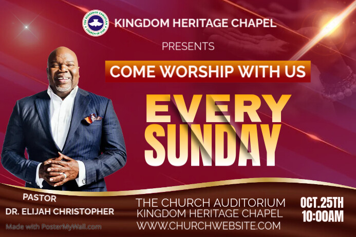 church Template | PosterMyWall