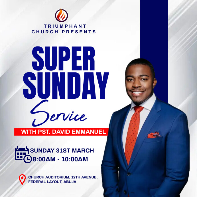 Modèle Church | PosterMyWall