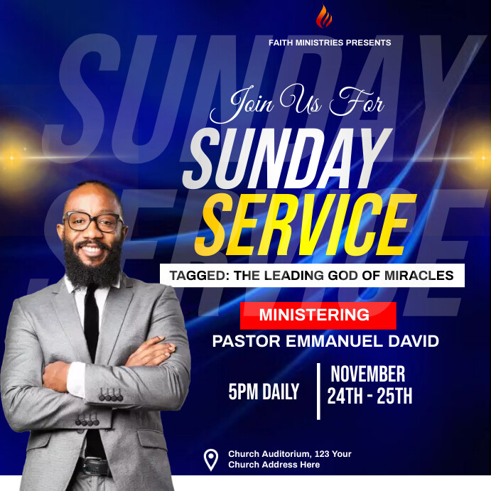 Church Template | PosterMyWall