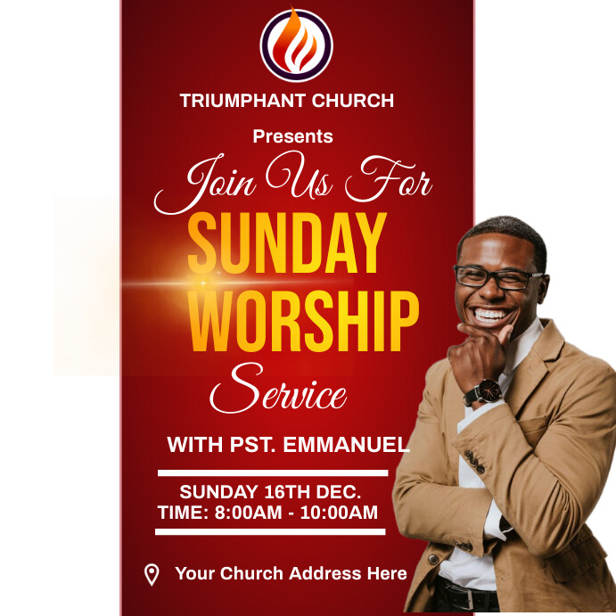 Copy of Church | PosterMyWall
