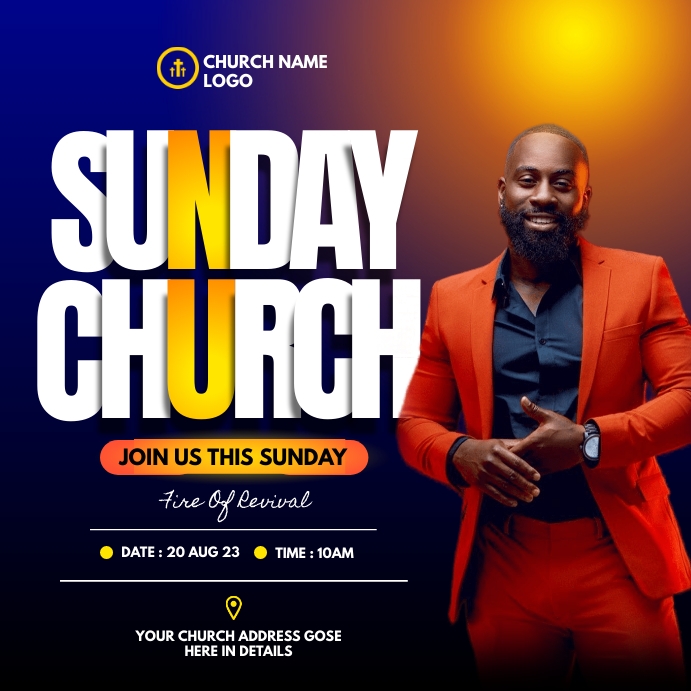 CHURCH Template | PosterMyWall