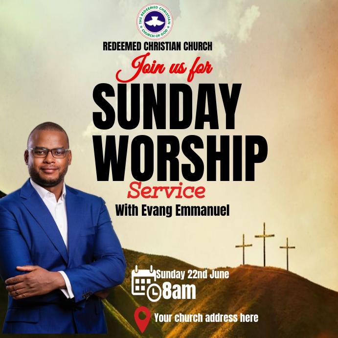 Modèle Church | PosterMyWall