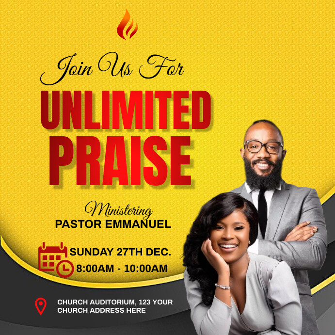 Modèle Church | PosterMyWall