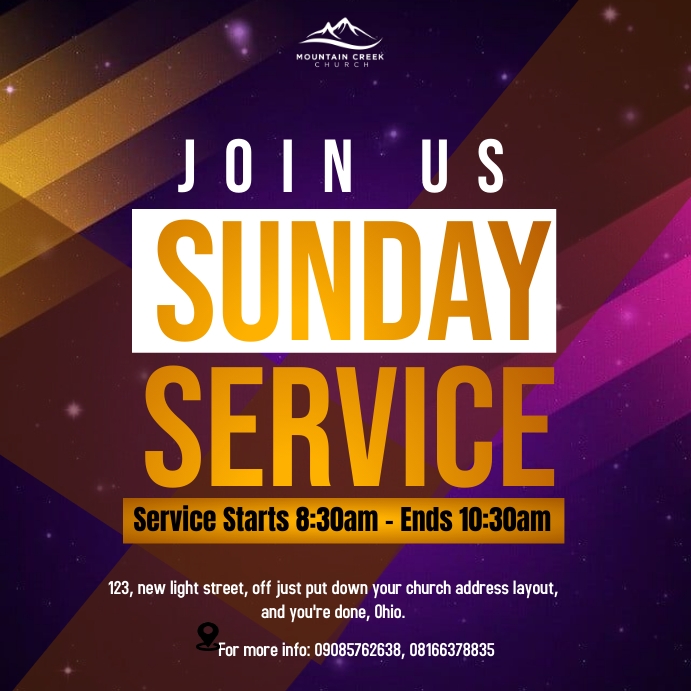 CHURCH Template | PosterMyWall