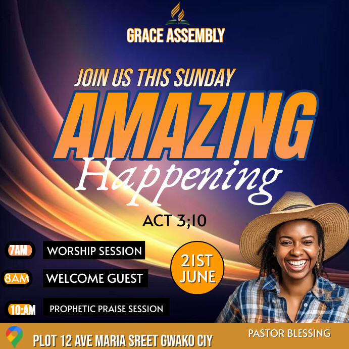 Modèle Church design template | PosterMyWall