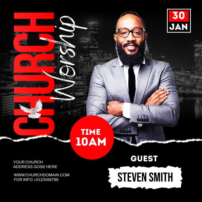 CHURCH Template | PosterMyWall