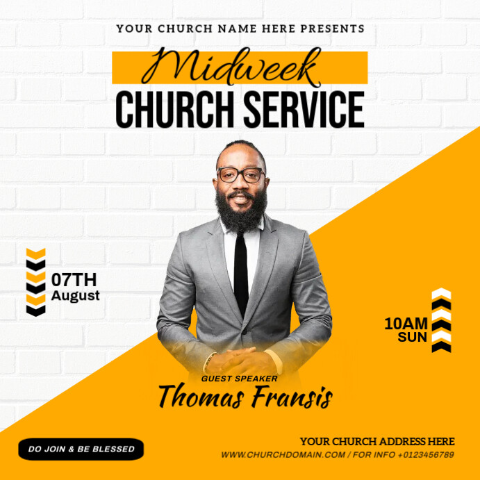 CHURCH Template | PosterMyWall