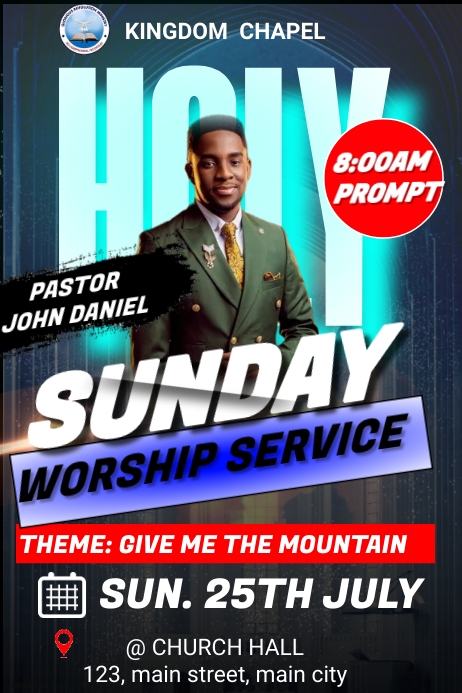 church Template | PosterMyWall