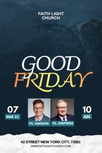 Good Friday Church Service Video Ads Template | PosterMyWall