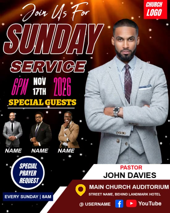 Church Template | PosterMyWall