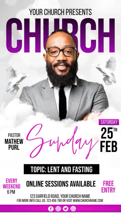 church Template | PosterMyWall