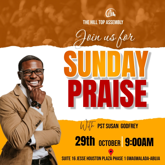 Modèle CHURCH | PosterMyWall