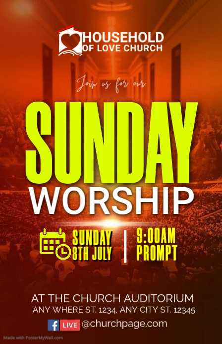 Church Template | PosterMyWall
