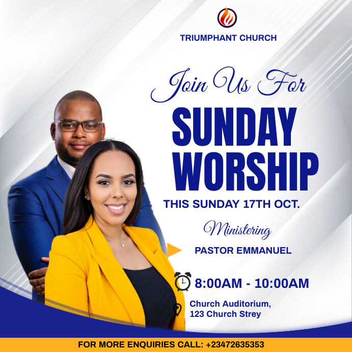 Church Template | PosterMyWall