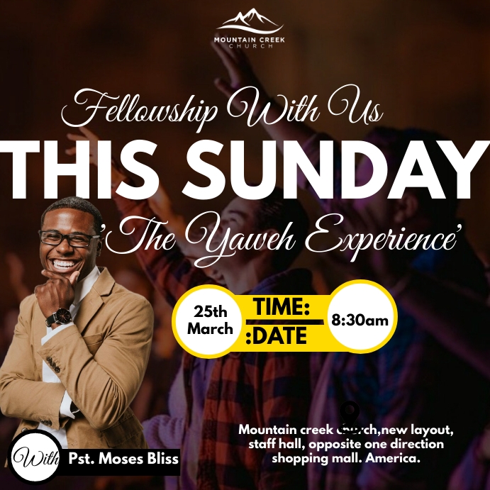 Modèle CHURCH | PosterMyWall