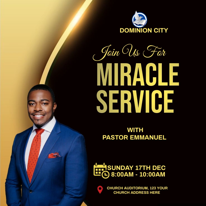 Modèle Church | PosterMyWall