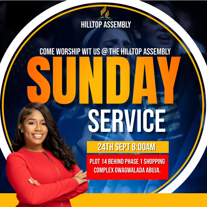 Plantilla de Church design template | PosterMyWall