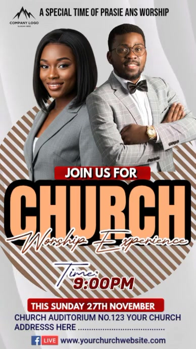 church Template | PosterMyWall