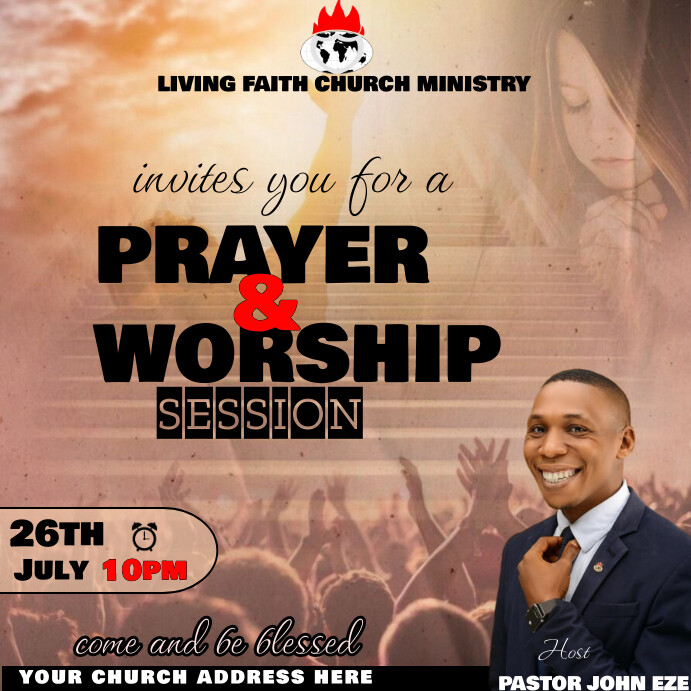 Modèle Church | PosterMyWall