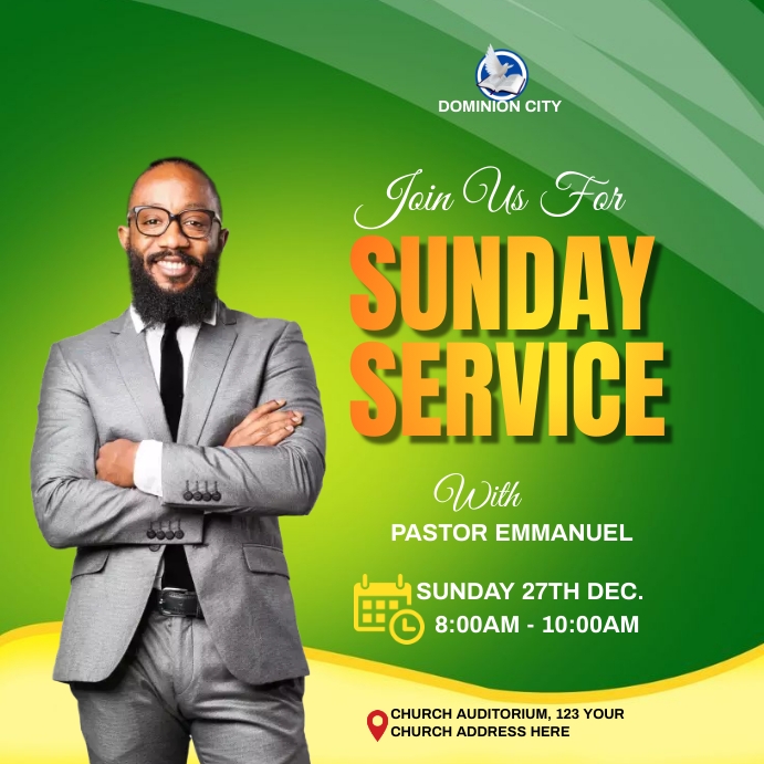 Church Template | PosterMyWall