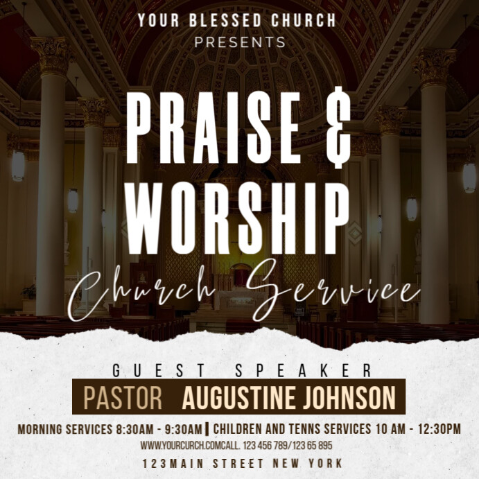 Church Template | PosterMyWall