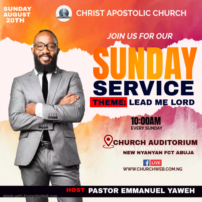 Modèle church | PosterMyWall