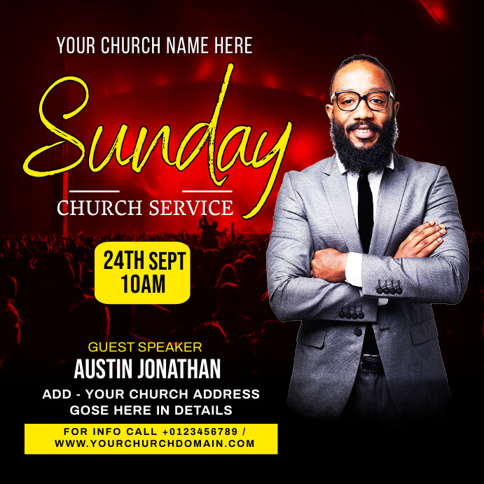 CHURCH Template | PosterMyWall