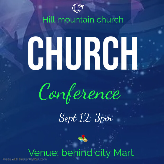 Modèle Church | PosterMyWall