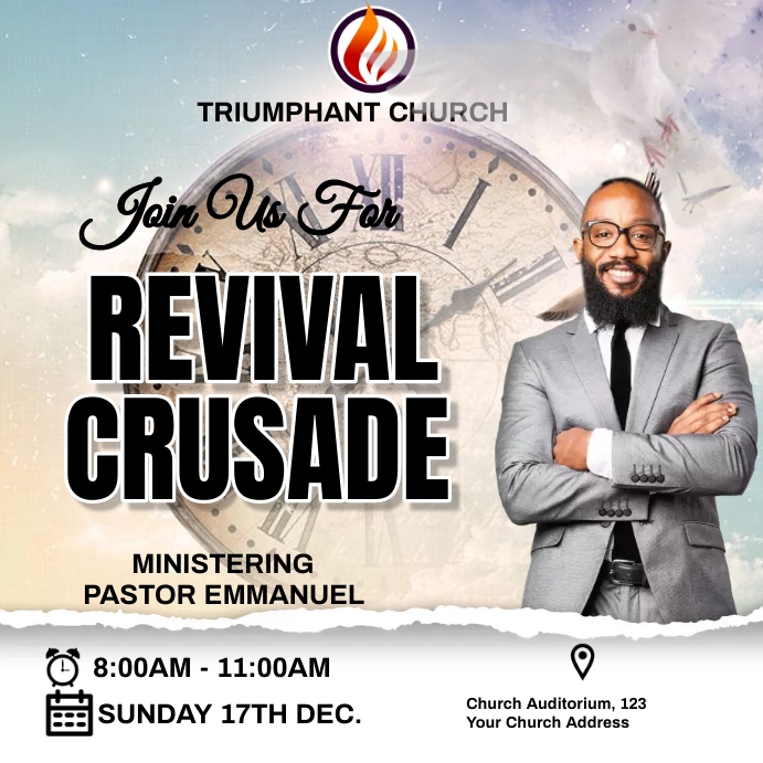 Modèle Church | PosterMyWall