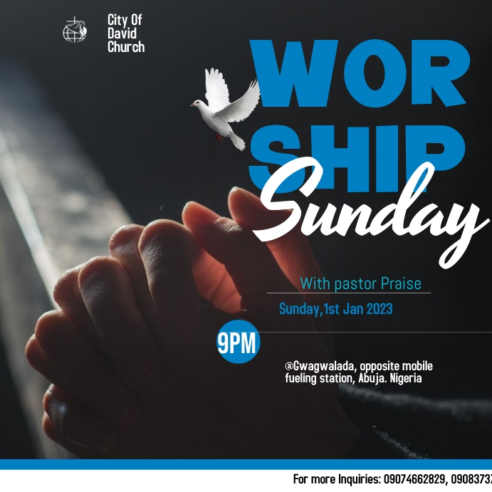 Modèle église | PosterMyWall