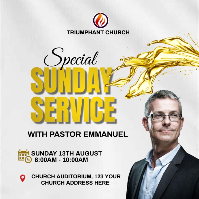 Church Template | PosterMyWall